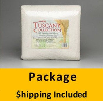 Tuscany Cotton Wool Quilt Batting|Battingsupersale.com